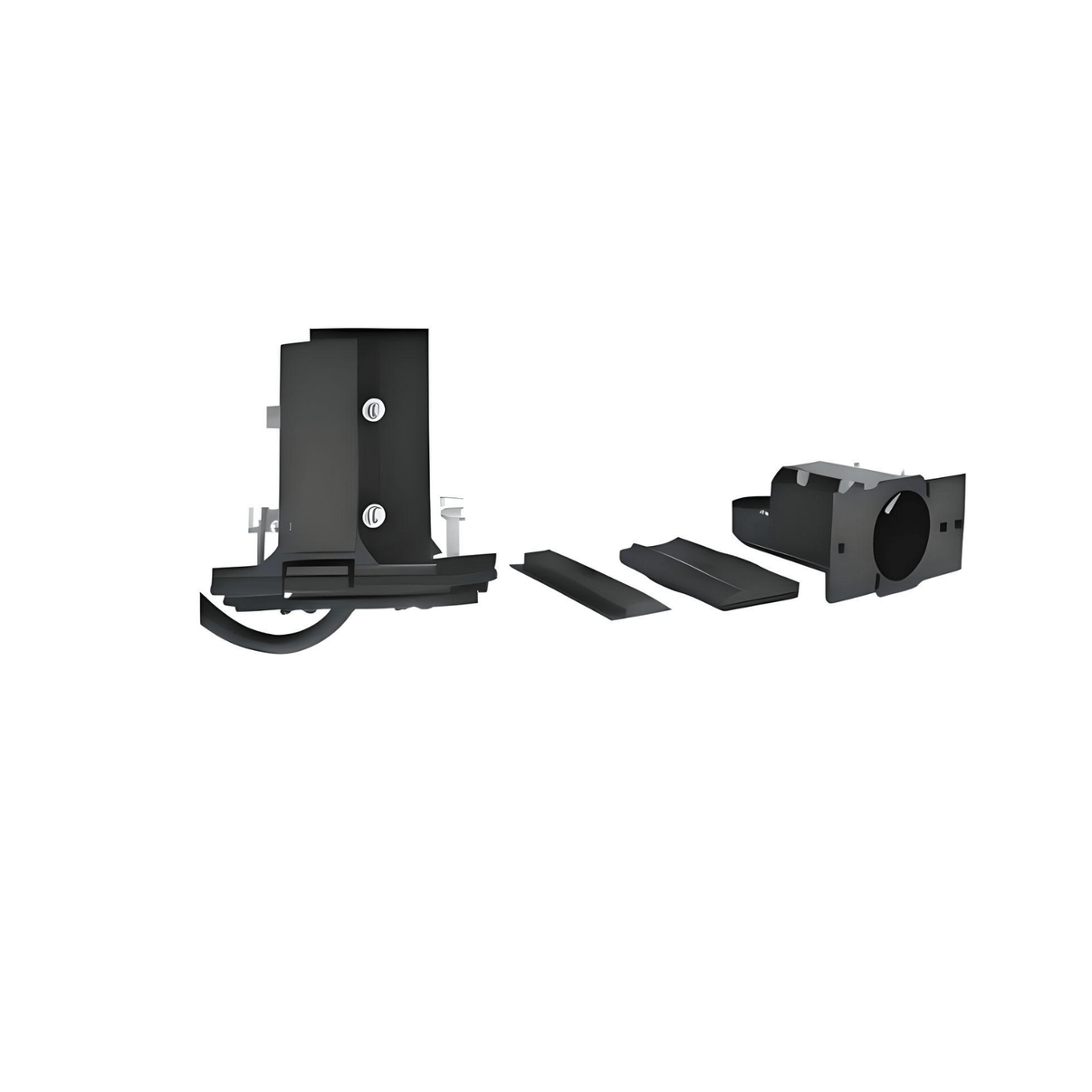 LED Shoebox Light Bracket Universal Mount Round & Square
