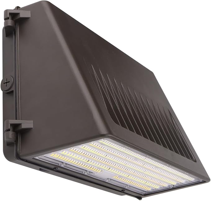 LED Wall Pack Light - Built-in Photocell, 76W/105W/125W, 18,750 Lumens